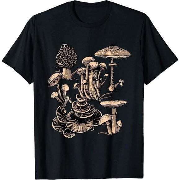 Gildan | Shirts | New Types Of Mushroom Fungi Cottagecore Mycophile ...